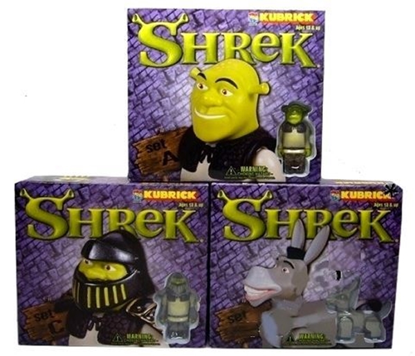 KING OF TOY. 2003 Shrek Boxset A Shrek Kubrick