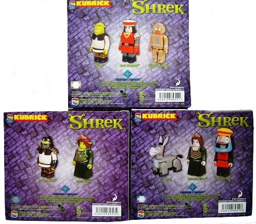 KING OF TOY. 2003 Shrek Boxset A Shrek Kubrick