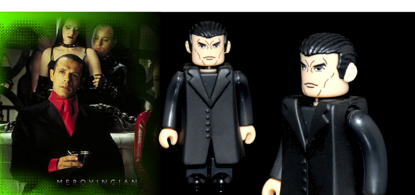 KING OF TOY. 2001 Matrix Reloaded Merovingian kubrick