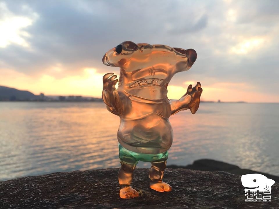 KING OF TOY. 2017 Sofubi Momoco Studio WF Shark Boy