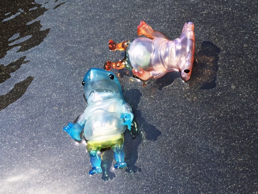 KING OF TOY. 2017 Sofubi Momoco Studio WF Shark Boy