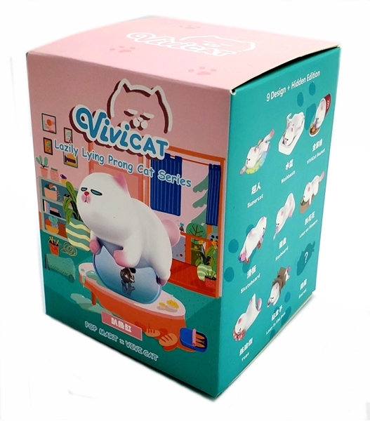 KING OF TOY. 2020 POPMART VIVI CAT 懶坐系趴 練瑜伽